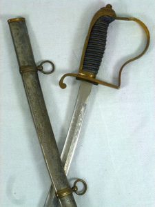 US Army Model 1872 Light Artillery Officer Sword – Griffin Militaria