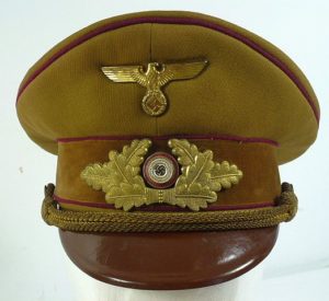NSDAP Gau Level Visor Cap – Griffin Militaria
