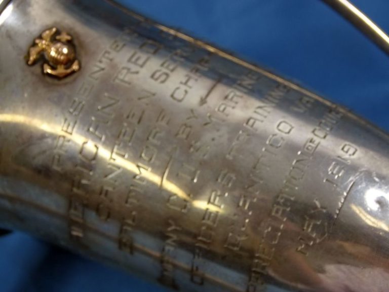 WWI Era USMC-Red Cross Sterling Silver Gratitude Cup – Griffin Militaria