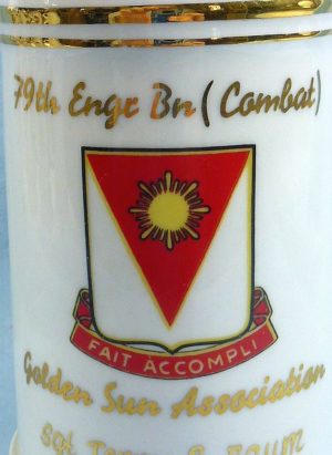 1989 Army 79th Combat Engineer Battalion Souvenir Stein – Griffin Militaria