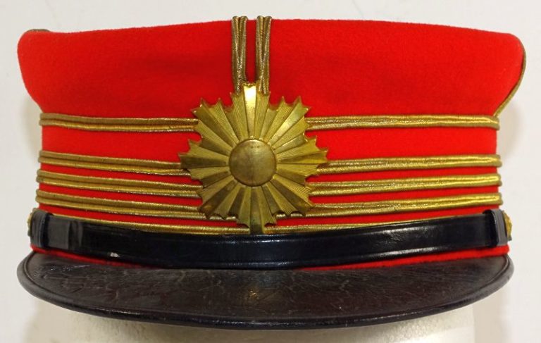 WWII Named Japanese Imperial Guard Officer’s Kepi – Griffin Militaria