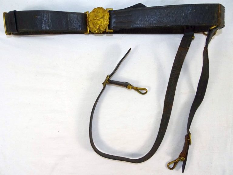 WWII British Royal Navy Officer Sword Belt – Griffin Militaria