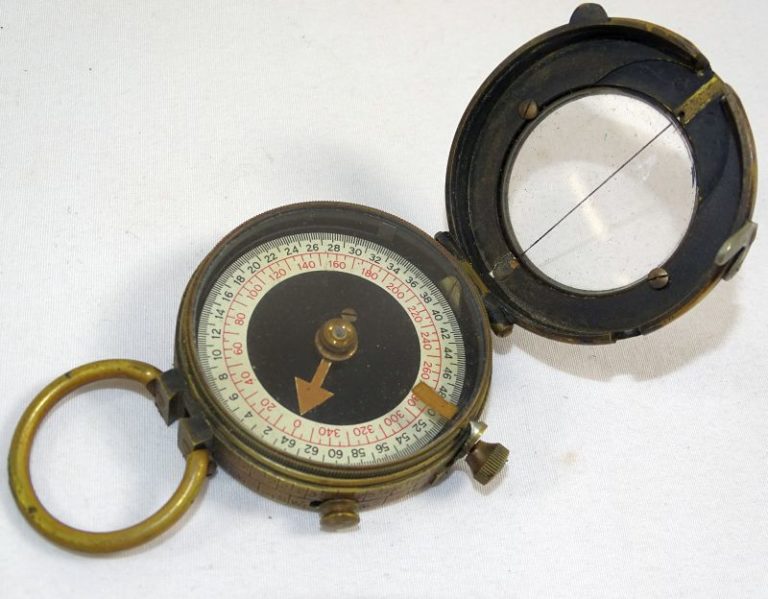 WWI U.S. Army Corps of Engineers 1918 Dated Compass – Griffin Militaria