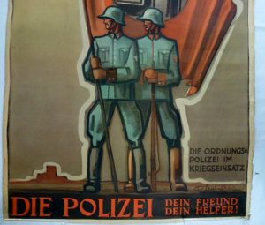 1941 Tag Der Deutschen Polizei WHW Poster – Griffin Militaria