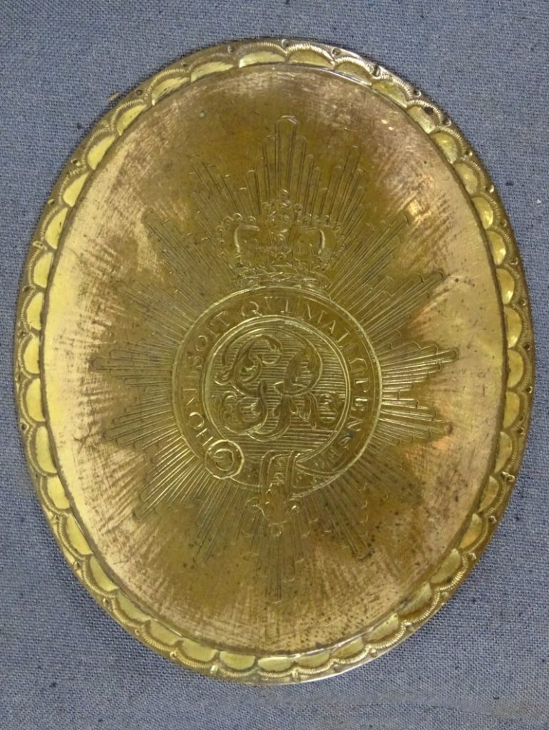 British Officer’s Shoulder Belt Plate Circa 1790-1810 – Griffin Militaria