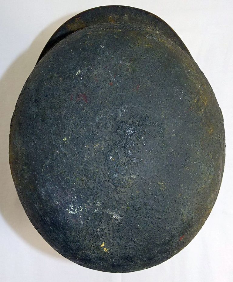 WWII M35 Combat Helmet with Paint and Zimmerit Camouflage Finish ...