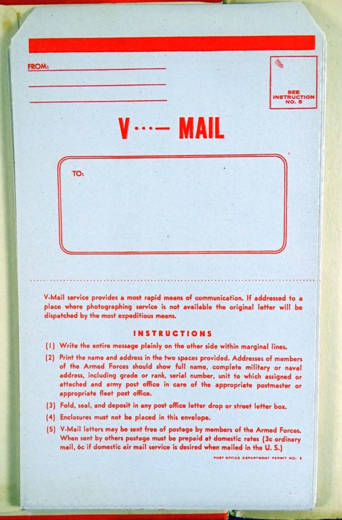 WWII V-Mail Package – Griffin Militaria