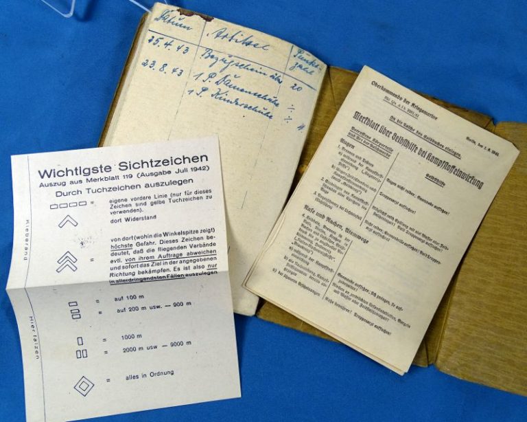 Large WWII Kriegsmarine Document Group of a One-Quarter Jewish ...