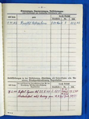 Large WWII Kriegsmarine Document Group of a One-Quarter Jewish ...