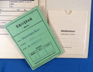 Large WWII Kriegsmarine Document Group of a One-Quarter Jewish ...