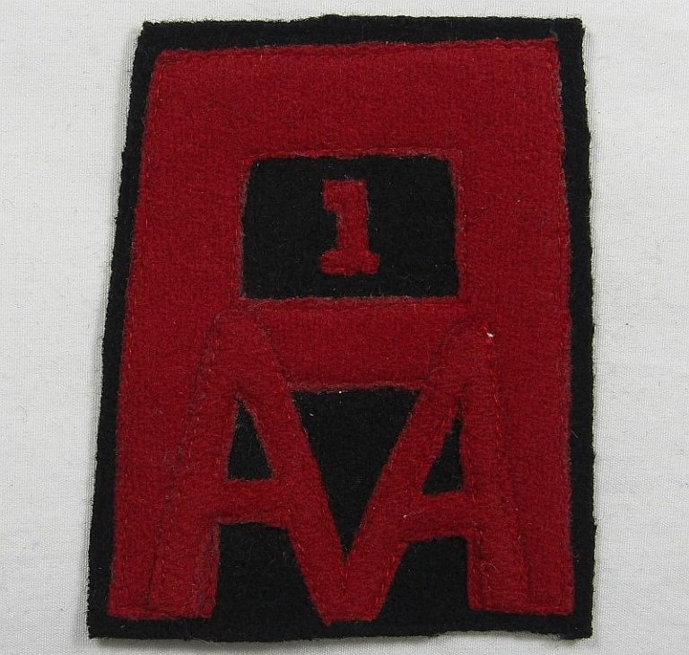 WWI 1st Army 1st Anti Aircraft Artillery Patch – Griffin Militaria