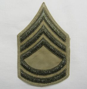 WWII US Army Sergeant First Class Chevron – Griffin Militaria