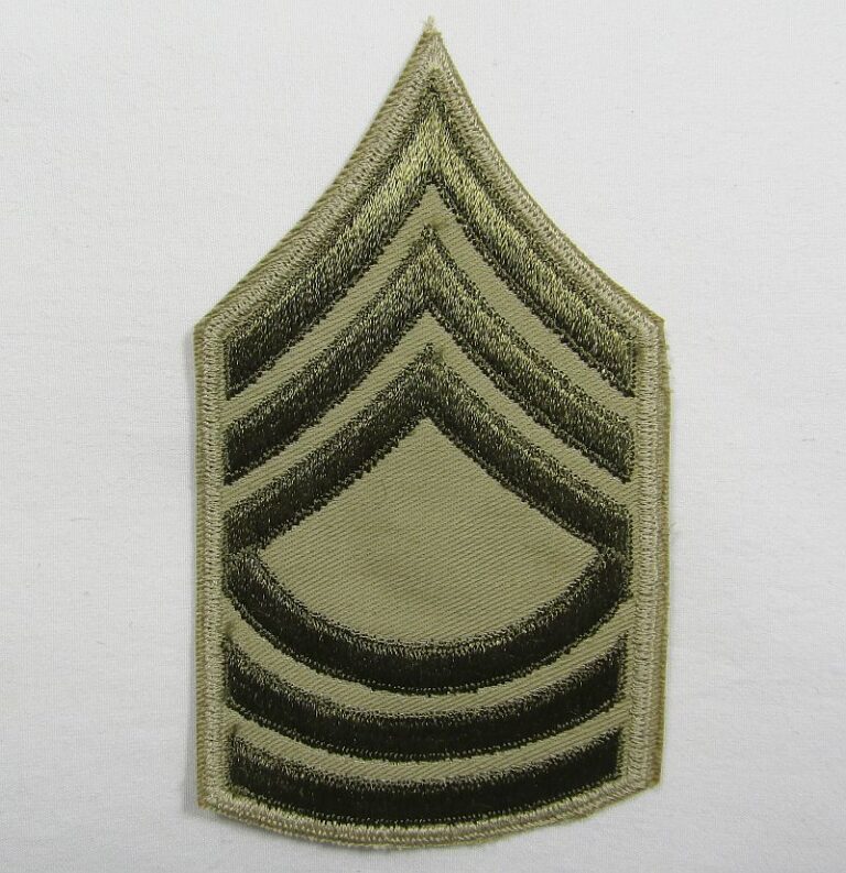 WWII US Army Master Sergeant Chevron – Griffin Militaria