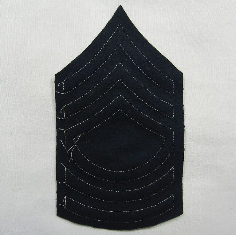 Oversize WWII US Army Master Sergeant Chevron – Griffin Militaria