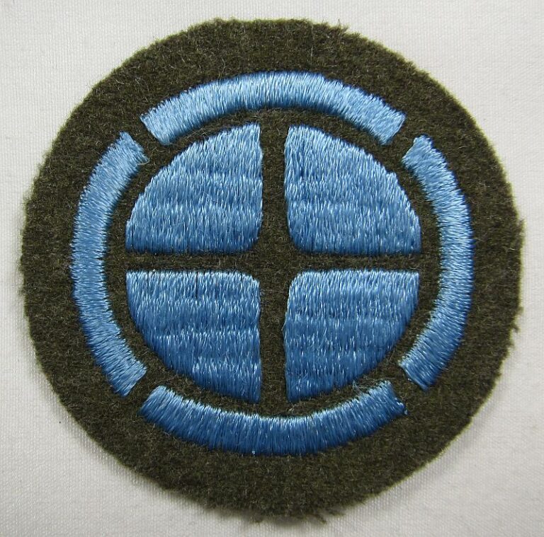Interwar 35th Infantry Division Patch on Wool – Griffin Militaria