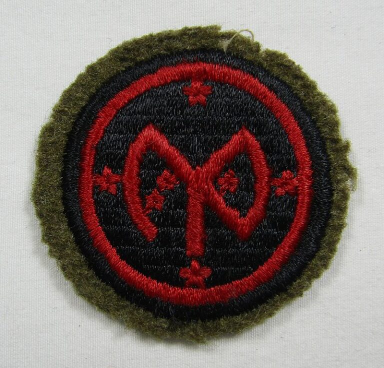 Interwar Small 27th Infantry Division Patch on Wool – Griffin Militaria