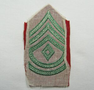 WWII Sergeant First Class Chevron – Griffin Militaria