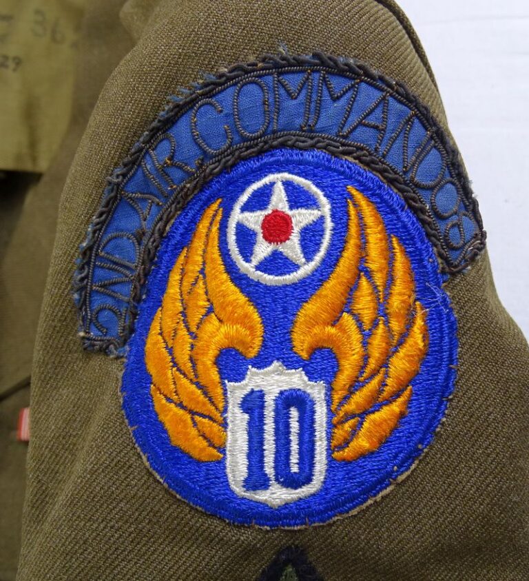 Named Pair of WWII 2nd Air Commandos Tunics with Theater Made Bullion ...