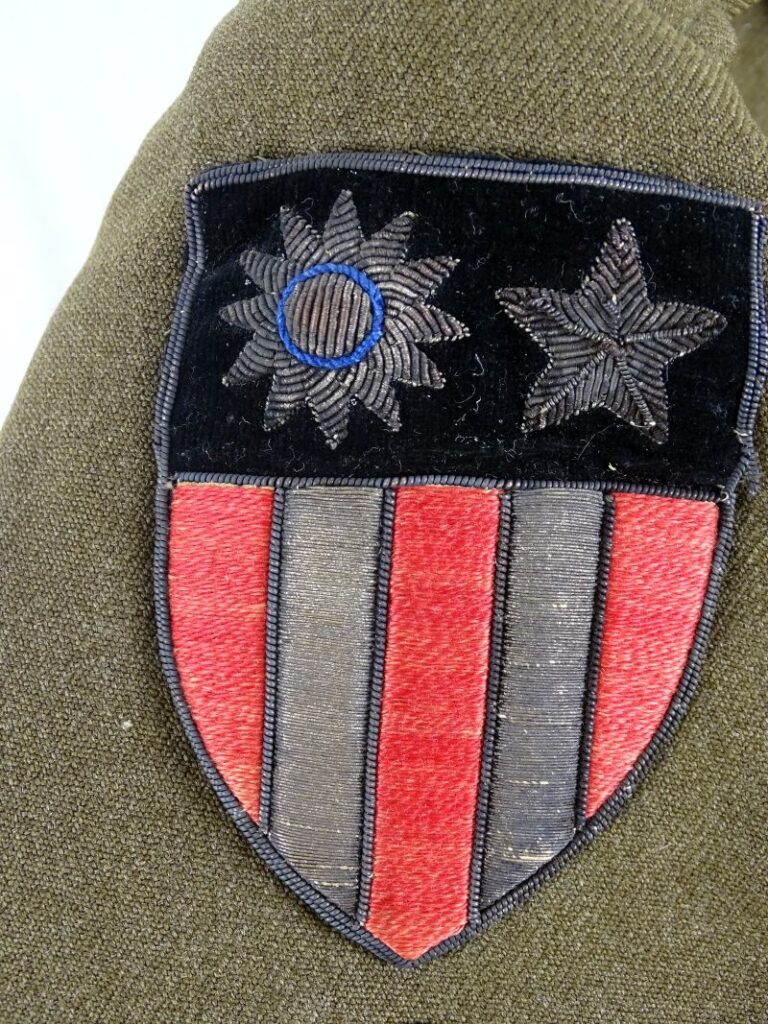 Named Pair of WWII 2nd Air Commandos Tunics with Theater Made Bullion ...