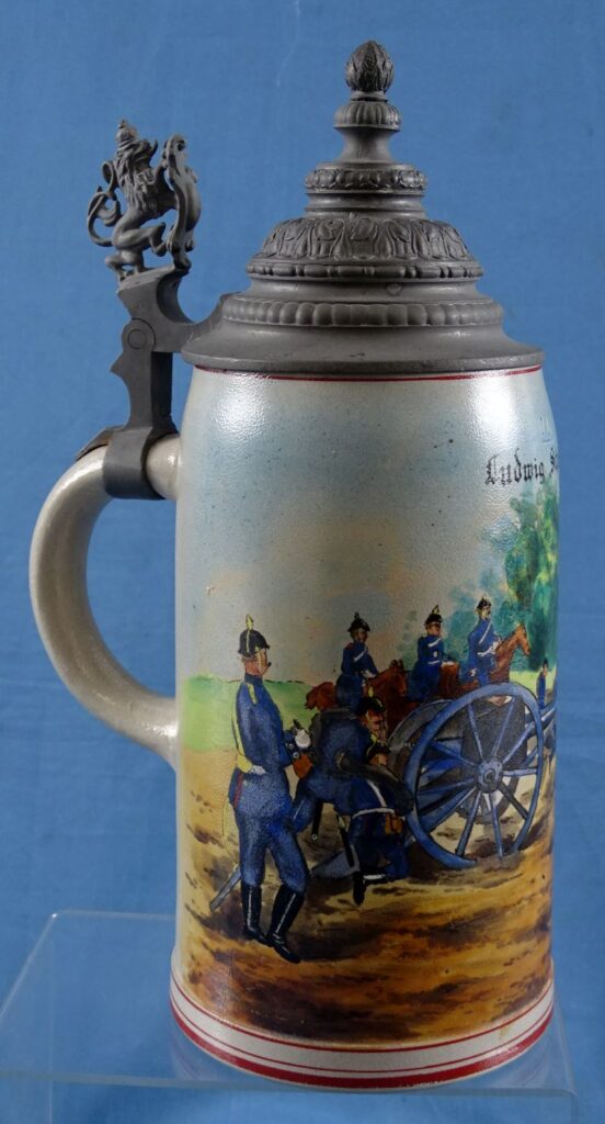 Named Imperial German Artillery Stein – Griffin Militaria