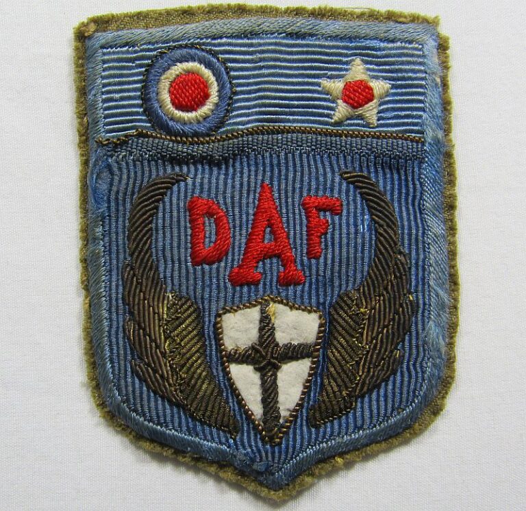 WWII Italian Made USAAF Desert Air Force Bullion Patch – Griffin Militaria