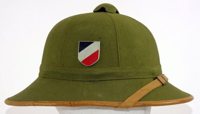 Near Mint WWII Luftwaffe Green Canvas Pith Helmet – Griffin Militaria