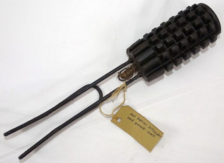 WWI Austrian Zeitzünder Hand Grenade – Griffin Militaria