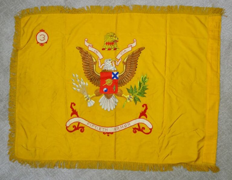 New Jersey National Guard 50th Armored Regiment 3rd Battalion Unit Flag ...