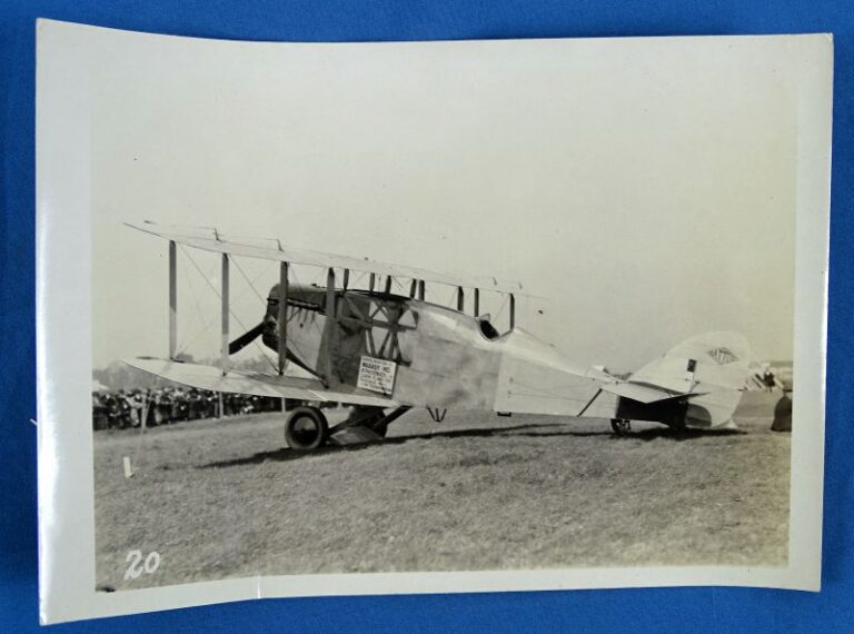 Group of 10 1920’s US Military Aircraft Photographs – Griffin Militaria