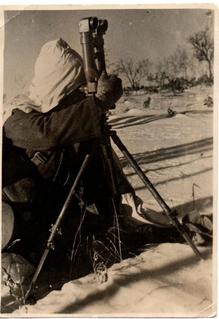 Photo Of Japanese Soldier With Spotting Scope – Griffin Militaria