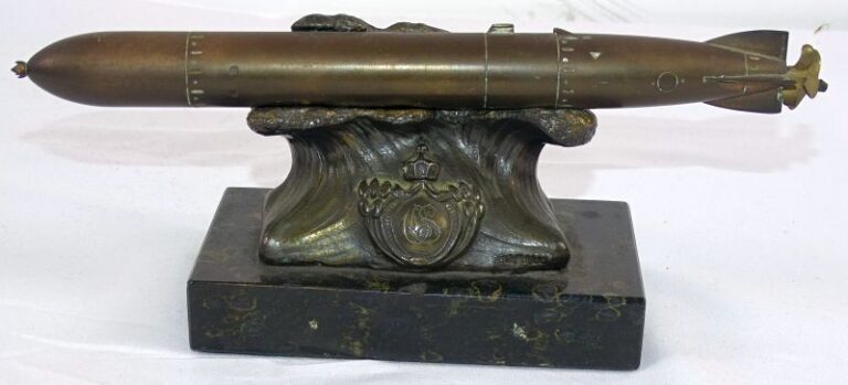 Imperial German Kriegsmarine Torpedo Desk Display – Griffin Militaria