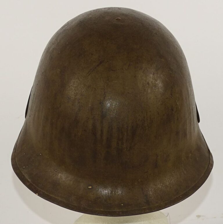 WWI Experimental Belgian Model 1917 Combat Helmet with Integral Visor ...
