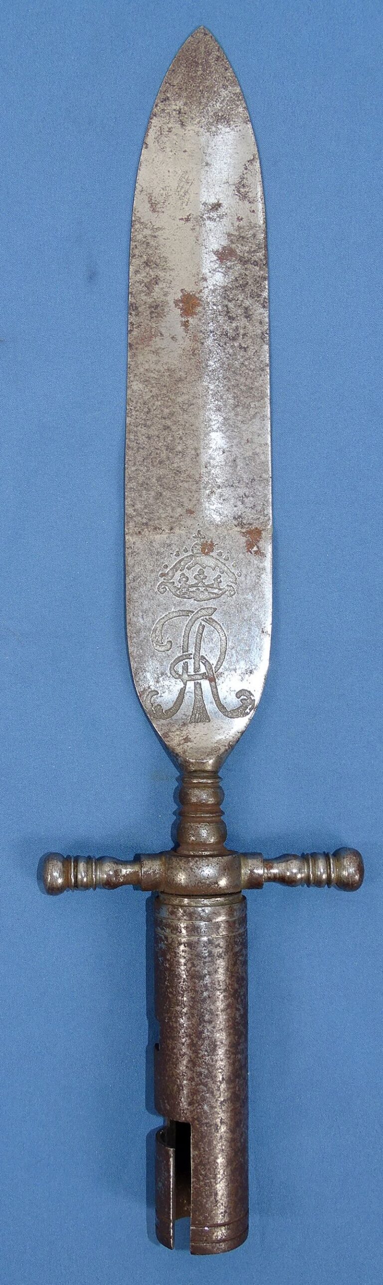 Late 18th Century Kingdom of Saxony Spontoon Bayonet – Griffin Militaria