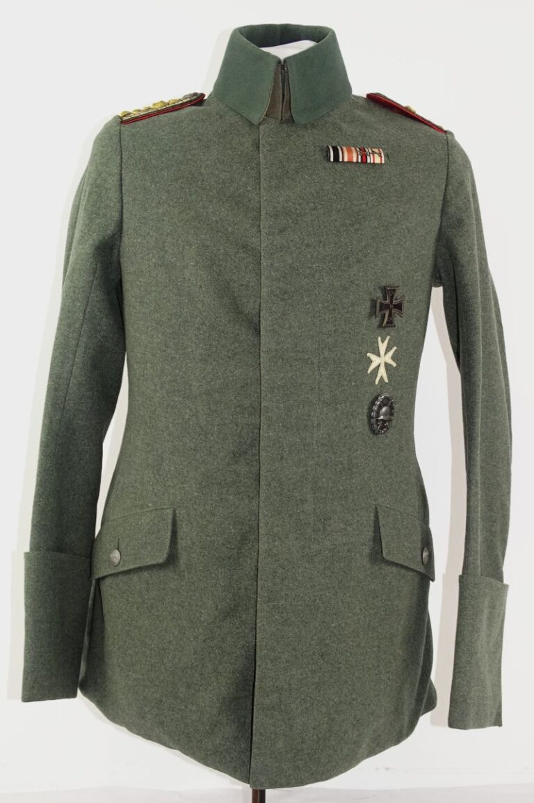 WWI Imperial German M1915 Field Artillery Hauptmann Field Gray Tunic ...