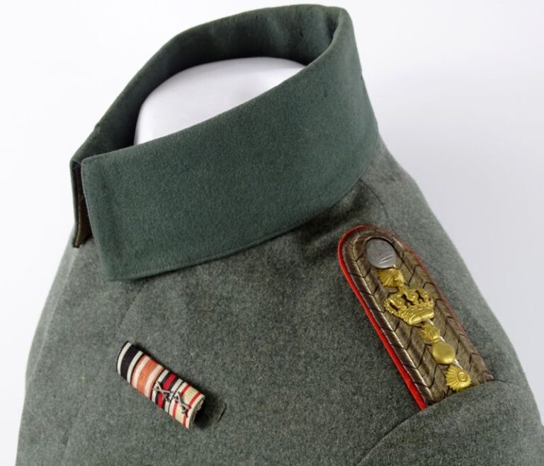 WWI Imperial German M1915 Field Artillery Hauptmann Field Gray Tunic ...