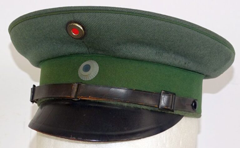 Imperial German Bavarian Jaeger Battalion Officer Visor Cap – Griffin ...