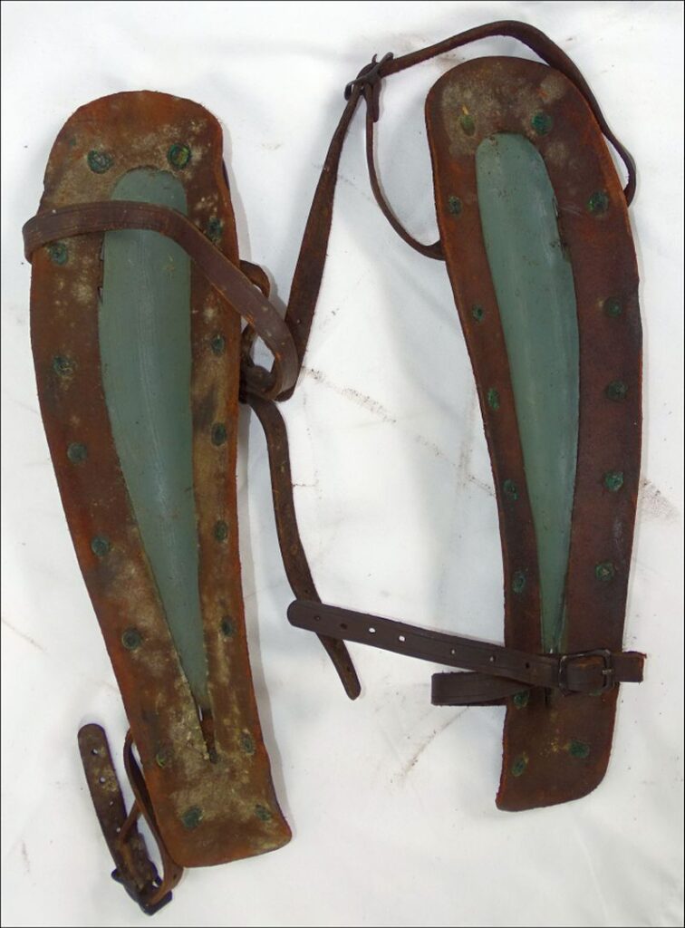 WWI US Model 1917 Shin Guard Leg Armor Set – Griffin Militaria