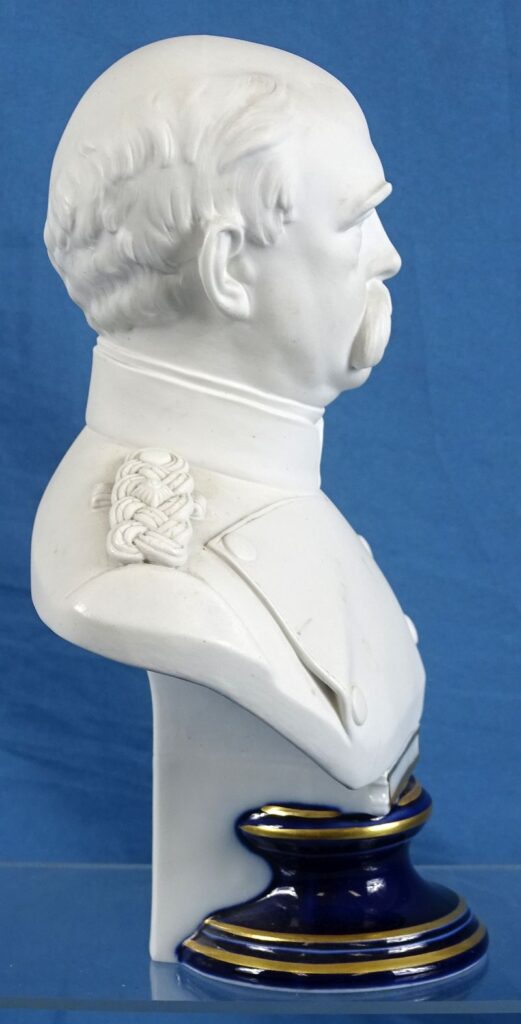 Imperial German KPM Porcelain Bust of Otto Von Bismarck – Griffin Militaria