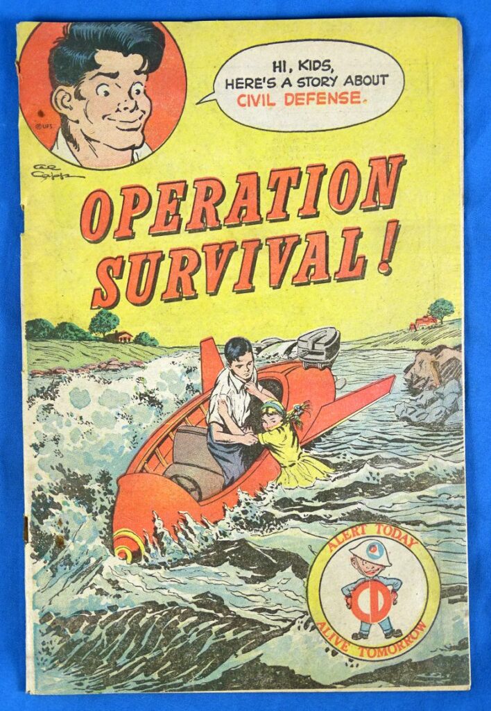 1957 Civil Defense Comic Book “Operation Survival!” – Griffin Militaria