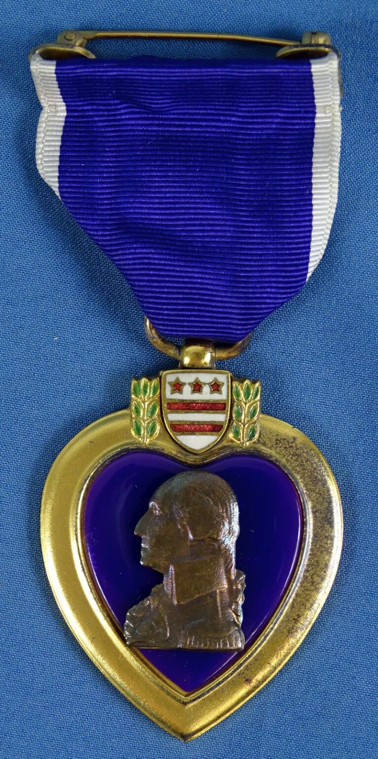 Named Cased U.S. Navy Posthumous Purple Heart for the Pearl Harbor ...