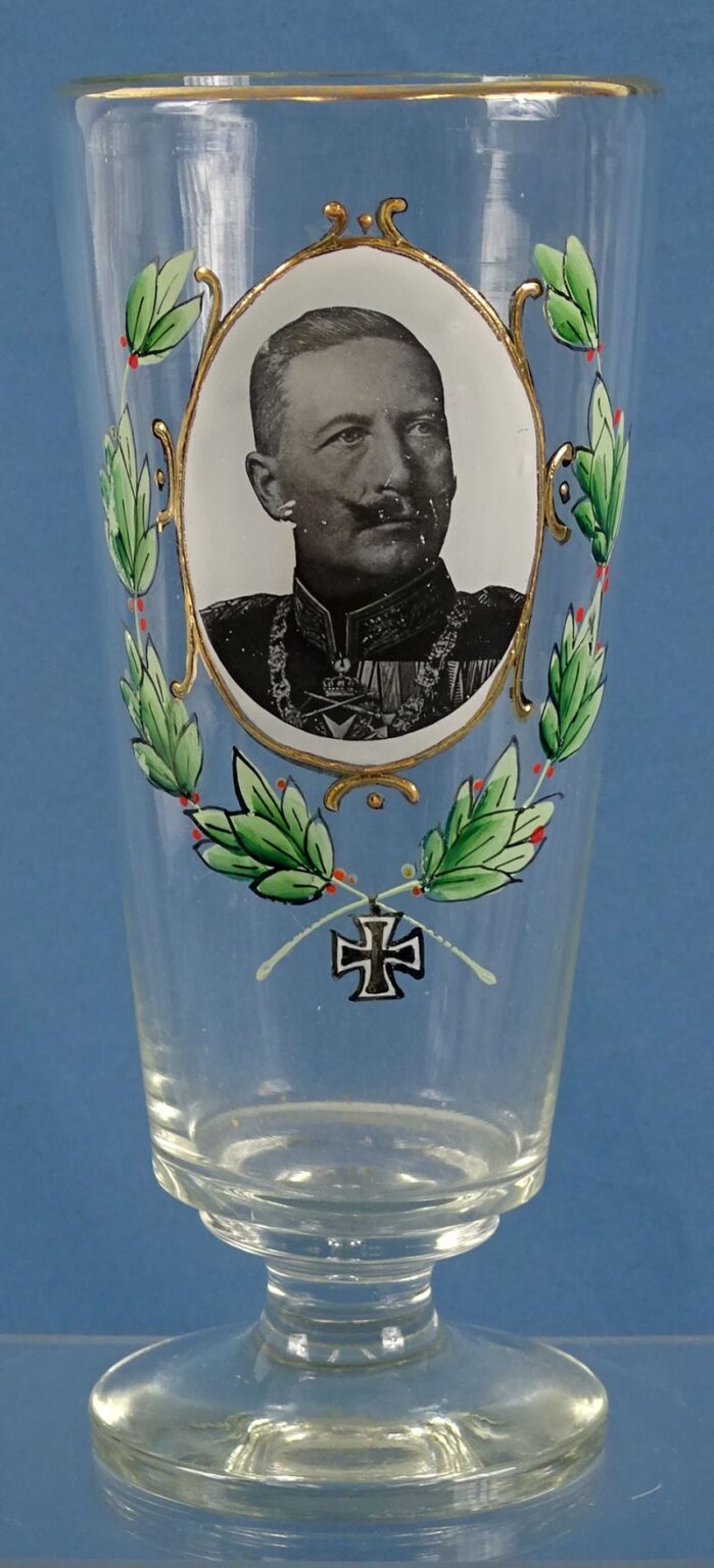 Imperial German Kaiser Wilhelm II Pilsner Beer Glass – Griffin Militaria