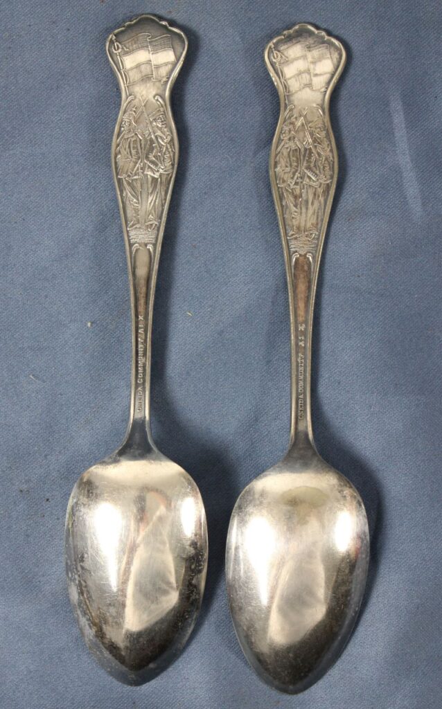 Pair Kaiser Wilhelm II & Augusta Victoria Spoons – Griffin Militaria