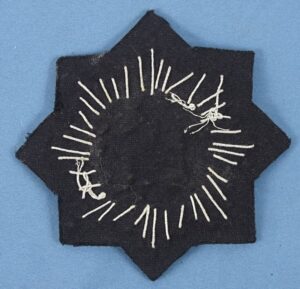 German Army / Waffen SS Cloth German Cross in Silver – Griffin Militaria