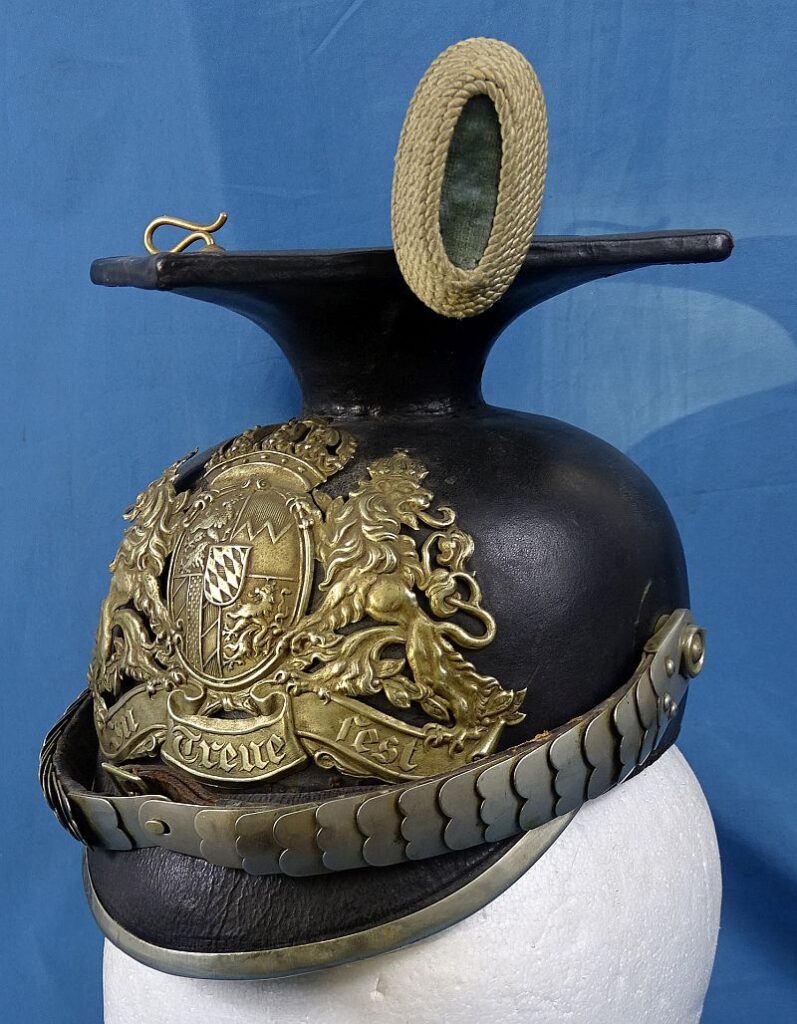 Imperial Bavarian M1889 Uhlan EM/NCO Tschapka – Griffin Militaria