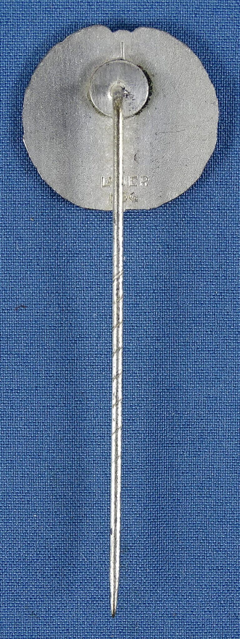 ADAC German Automobile Club Honor Badge in Silver Stickpin by Lauer ...
