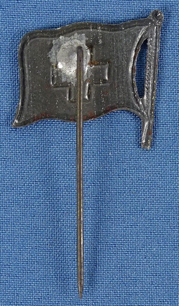 DRK German Red Cross Flag Stickpin – Griffin Militaria