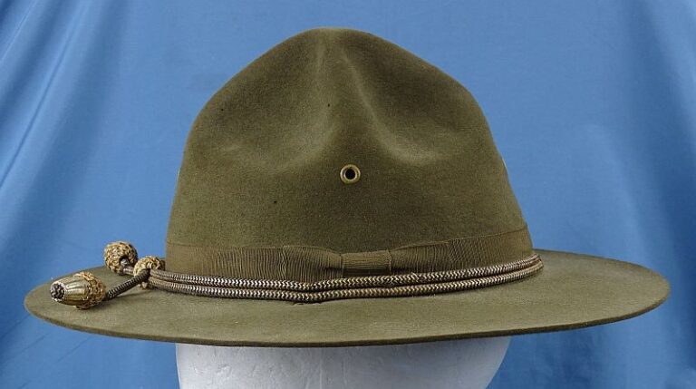 ID’d Pre WWII U.S. Army Officer Campaign Hat – Griffin Militaria