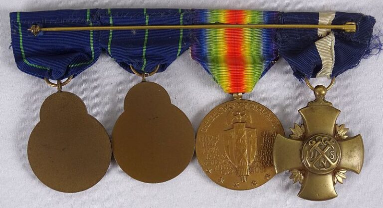 Large Named WWI and WWII Navy Cross Recipient’s Group with Medals ...