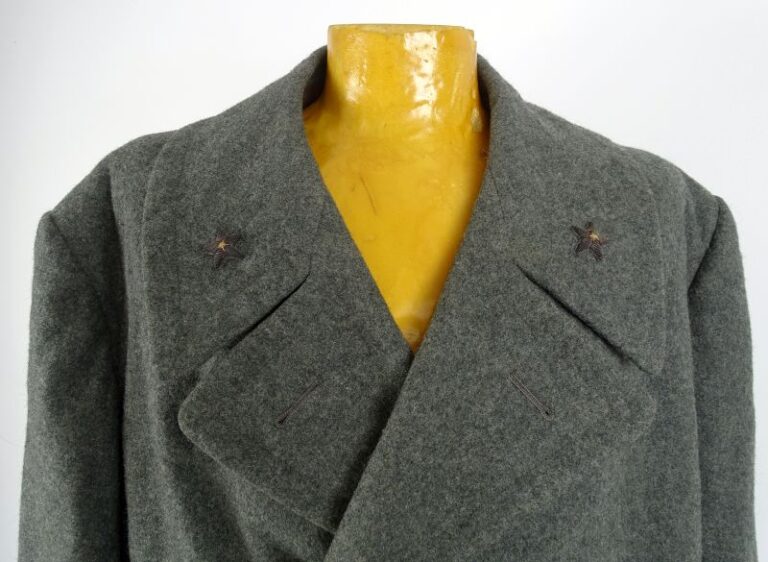 WWII Royal Italian Army Brigadier General Tunic and Matching Overcoat ...