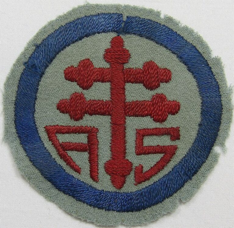 WWI Advanced Sector Service of Supply Patch – Griffin Militaria